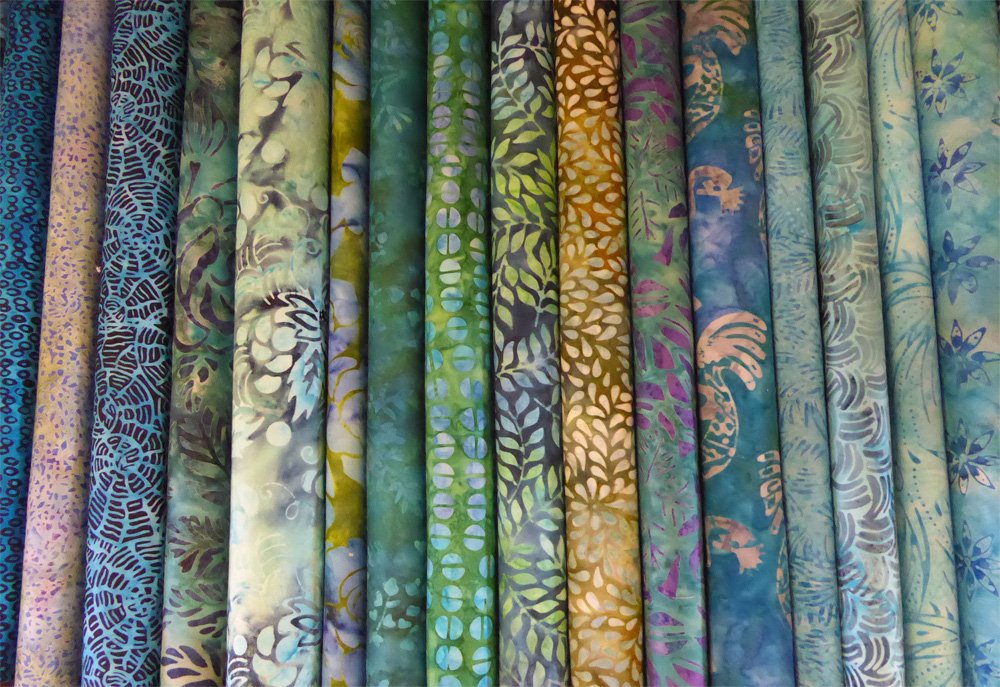 Batik - Kirstens Quiltshop - patchwork, quilt, stof og bøger